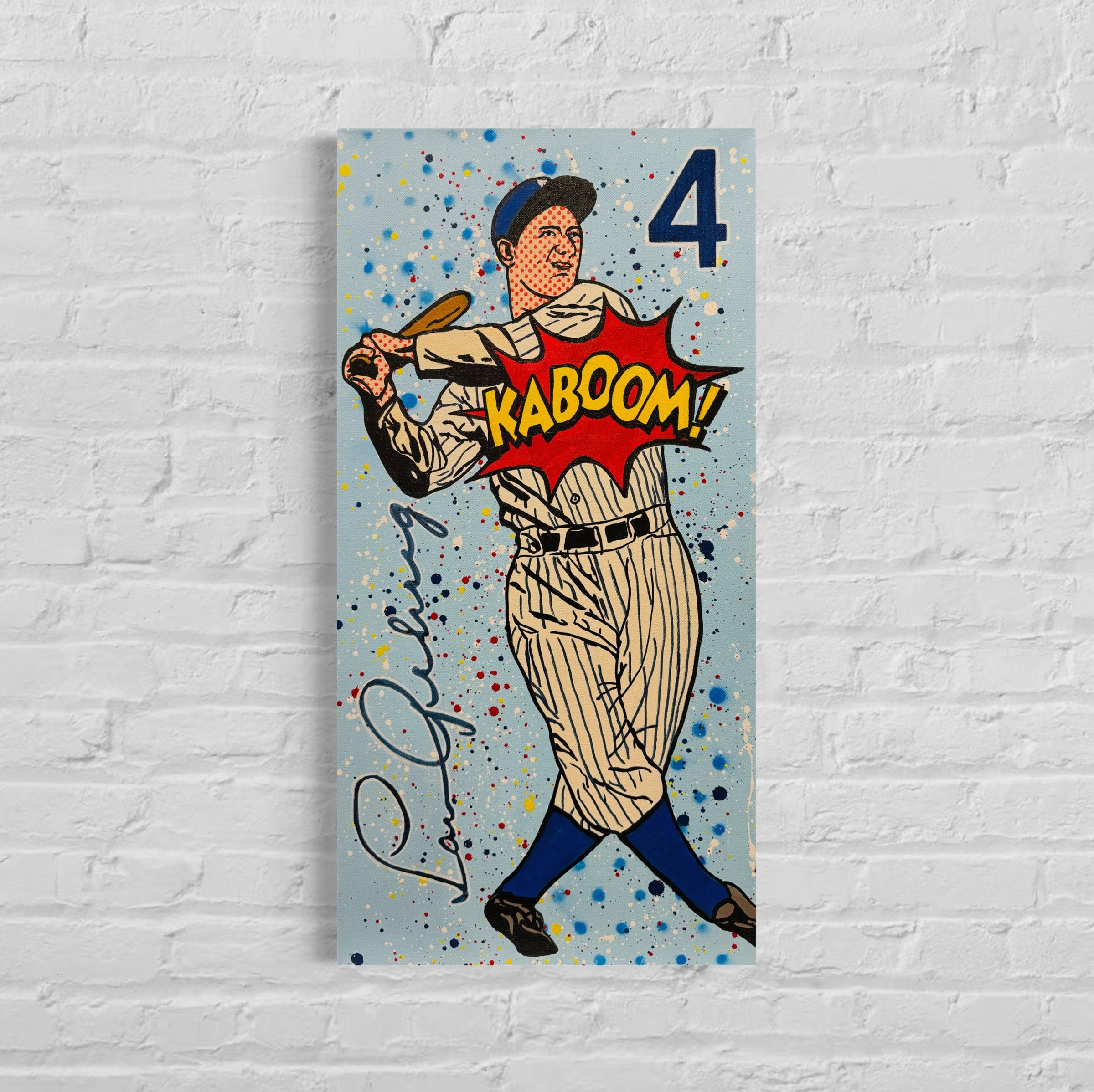 Lou Gehrig (KABOOM!), 2024. – Brad Davis Art