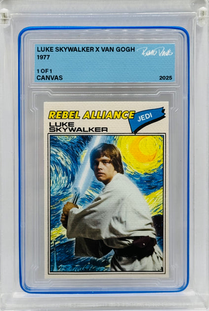 Luke Skywalker X Van Gogh 1977 (CANVAS) Variation 1/1 Card Art – Brad ...