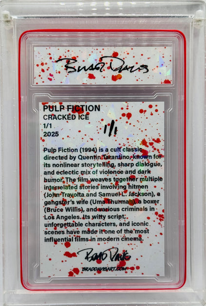 PULP FICTION CRACKED ICE VARIATION 1/1 – Brad Davis Art